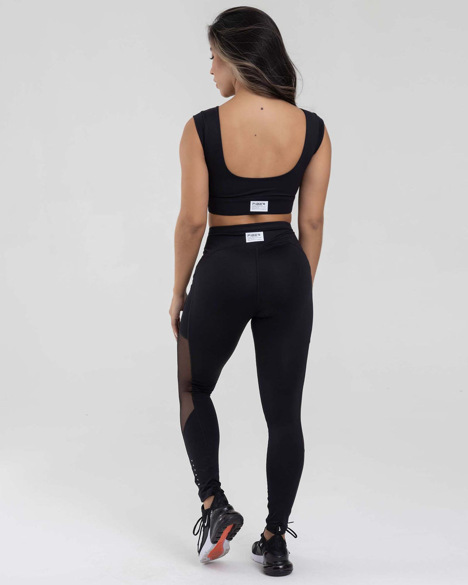 Leggings net negro simplicity FIBER